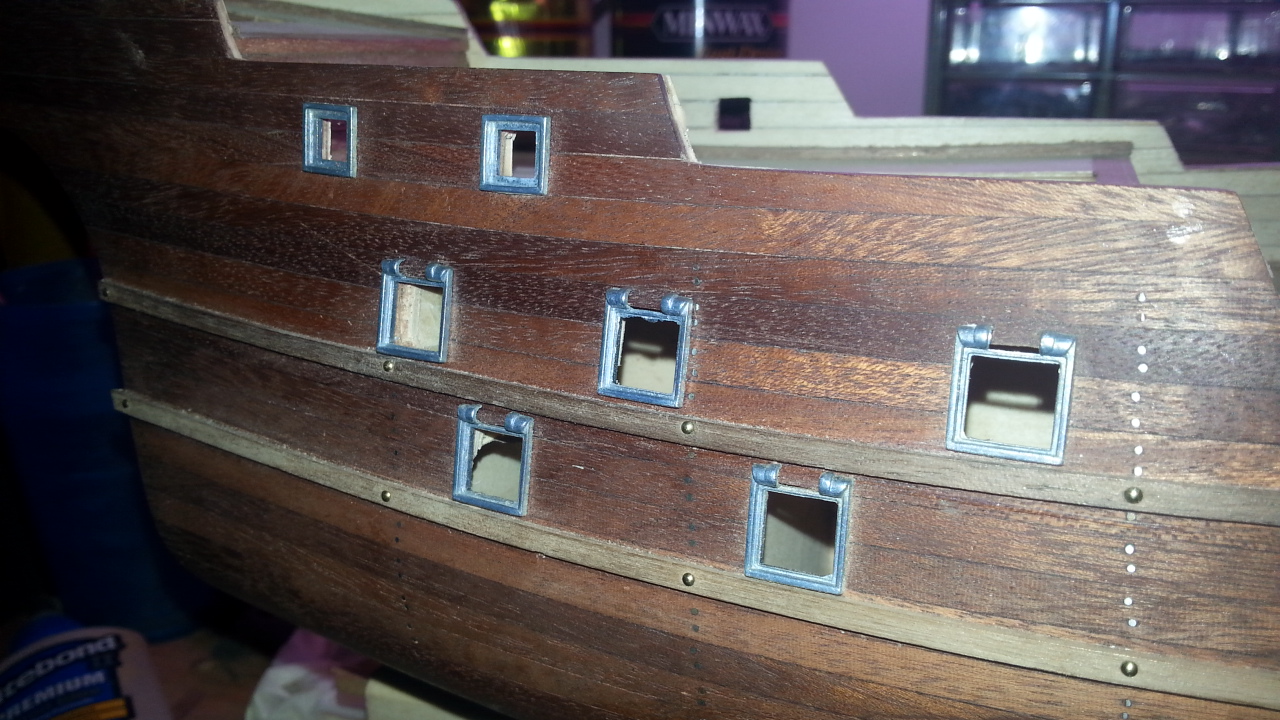 San Francisco II Wooden Model Ship Build / Log: Finishing Cannon Frames ...