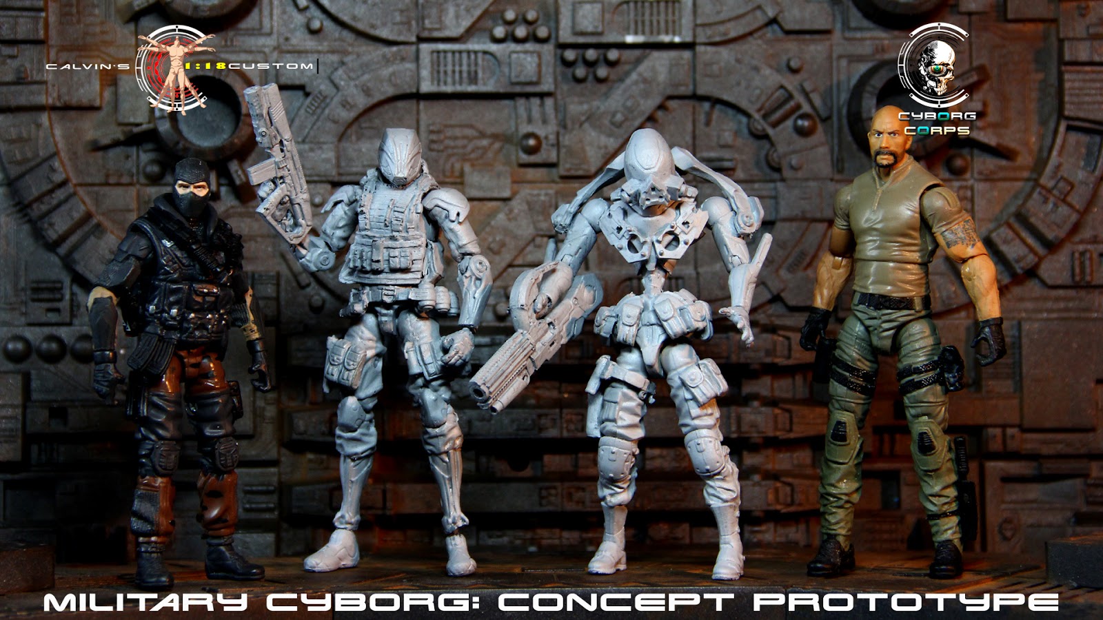 toyhaven: First Look at Calvin's Custom: 1:18 Military Cyborgs Concept ...