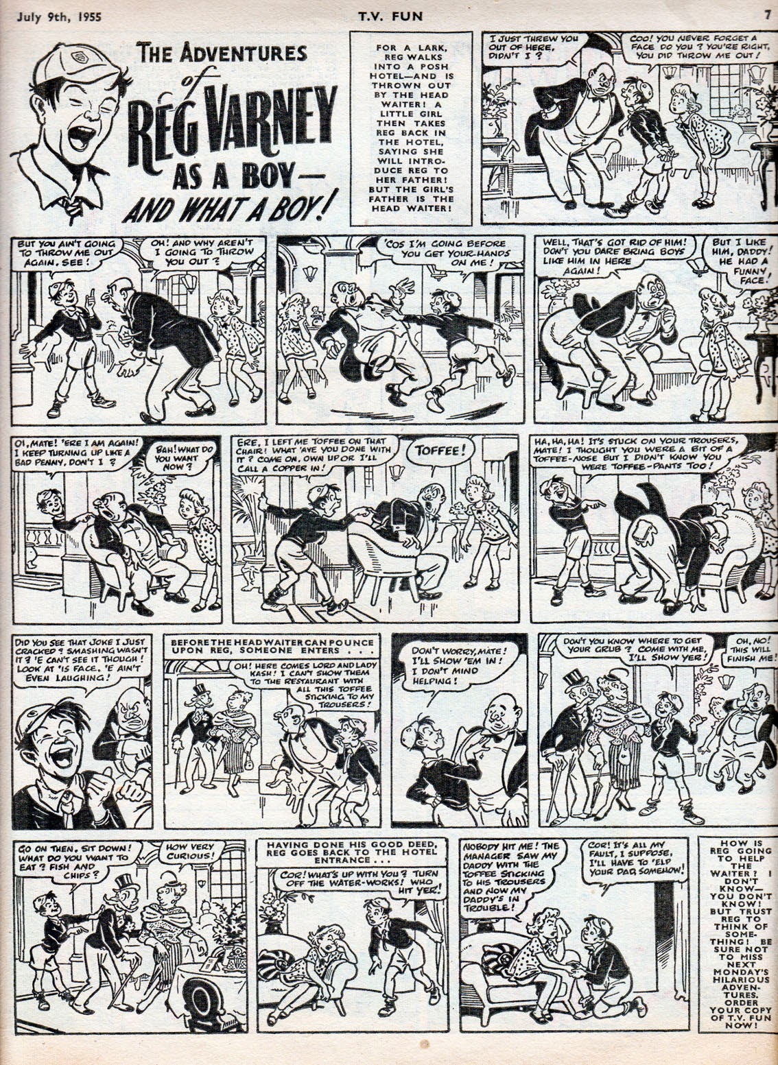BLIMEY! The Blog of British Comics: This week in 1955: TV FUN No.95
