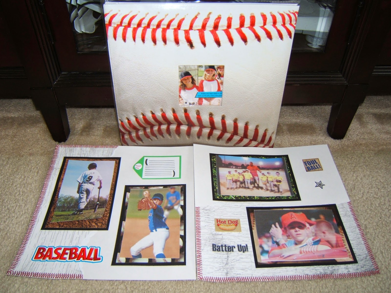 Made Just For You Scrapbooks: Baseball Scrapbook Album