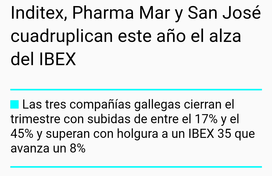 PHARMA JONPI .: Inditex, PharmaMar y San José Cuadruplican este Año el ...