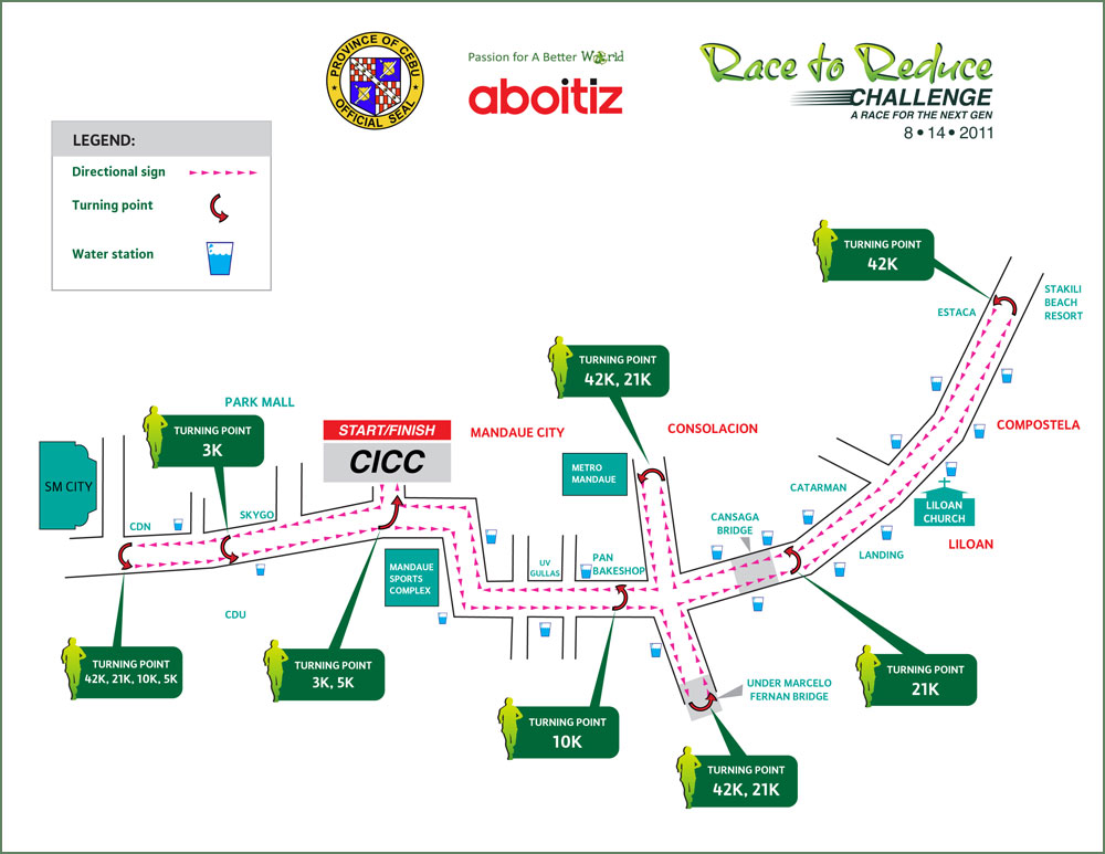 Aboitiz Race to Reduce 2011 Route Map on August 14 2011 - Matudnila.com ...