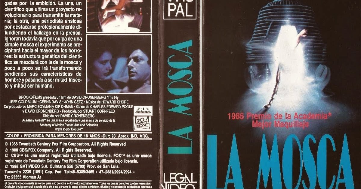 MÁS QUE CINE DE LOS OCHENTA: La Mosca (1986, David Cronenberg) The Fly