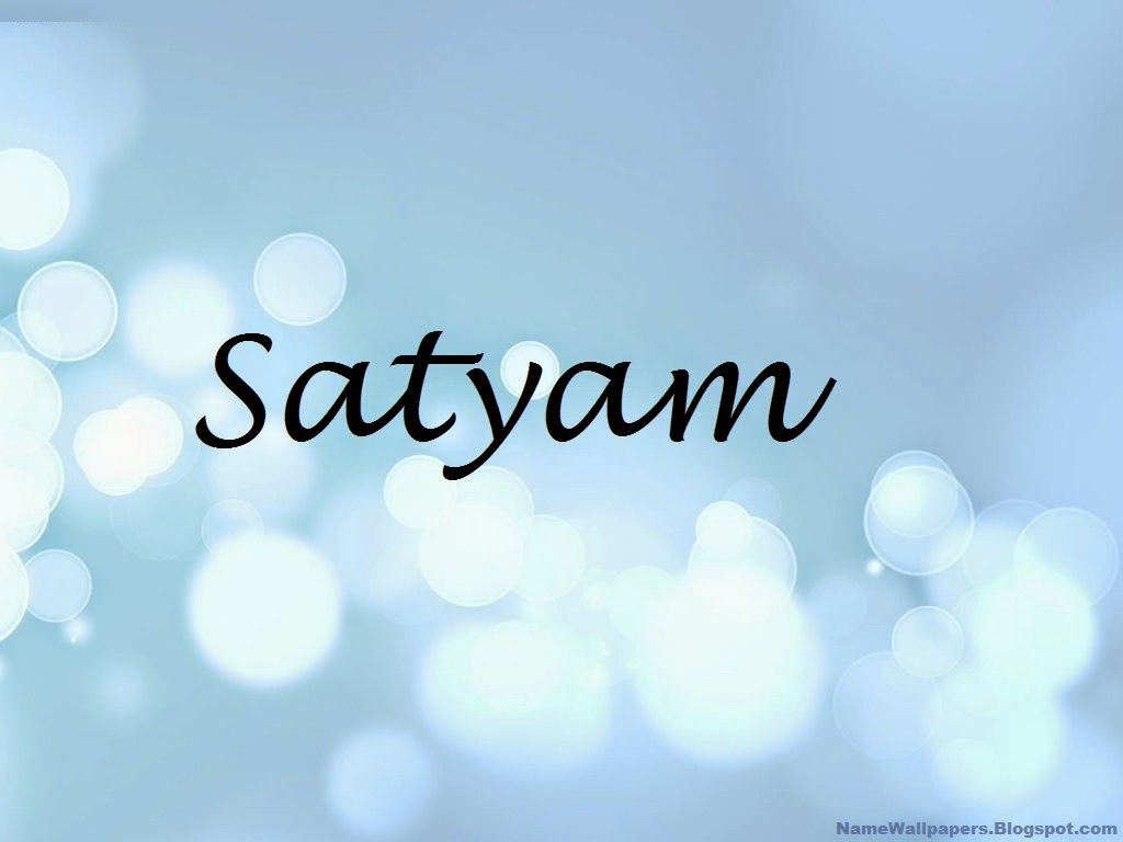 I Love You Satyam Name Wallpaper