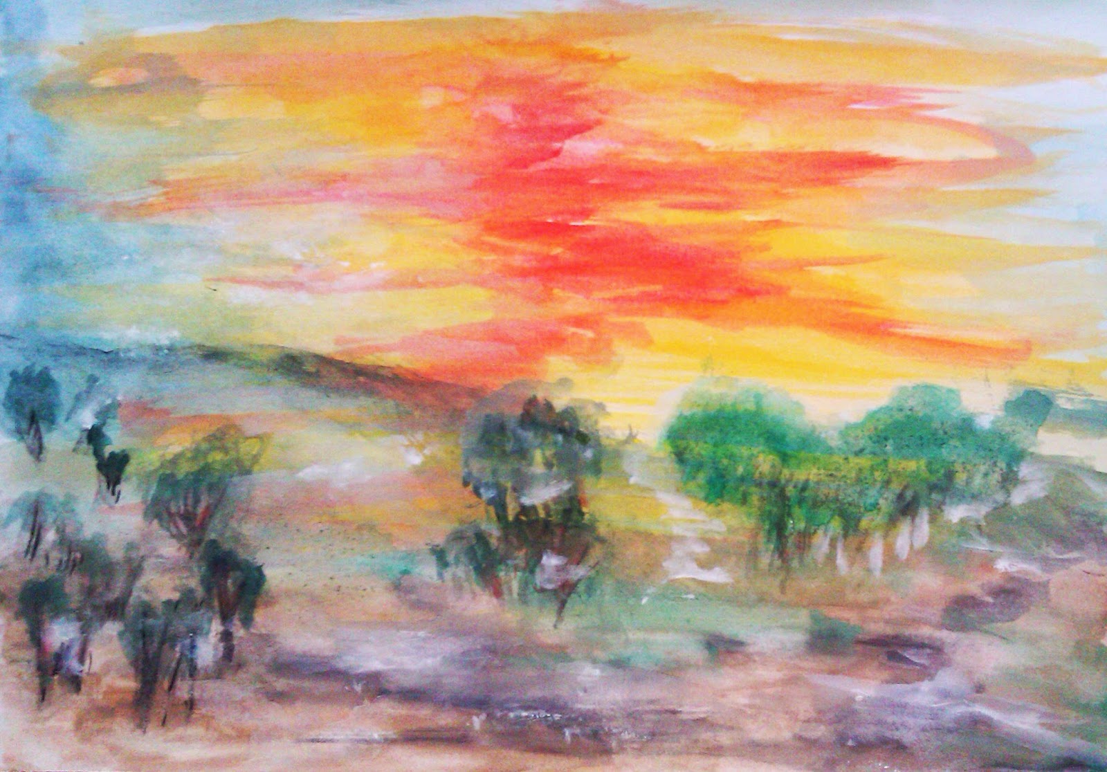 Rajz, festés, illusztráció, design, digitális grafika: Akvarell ...