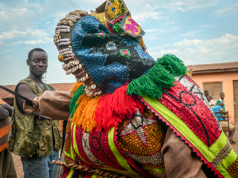 Victor Bloomfield Photo: Egun Mask Dance