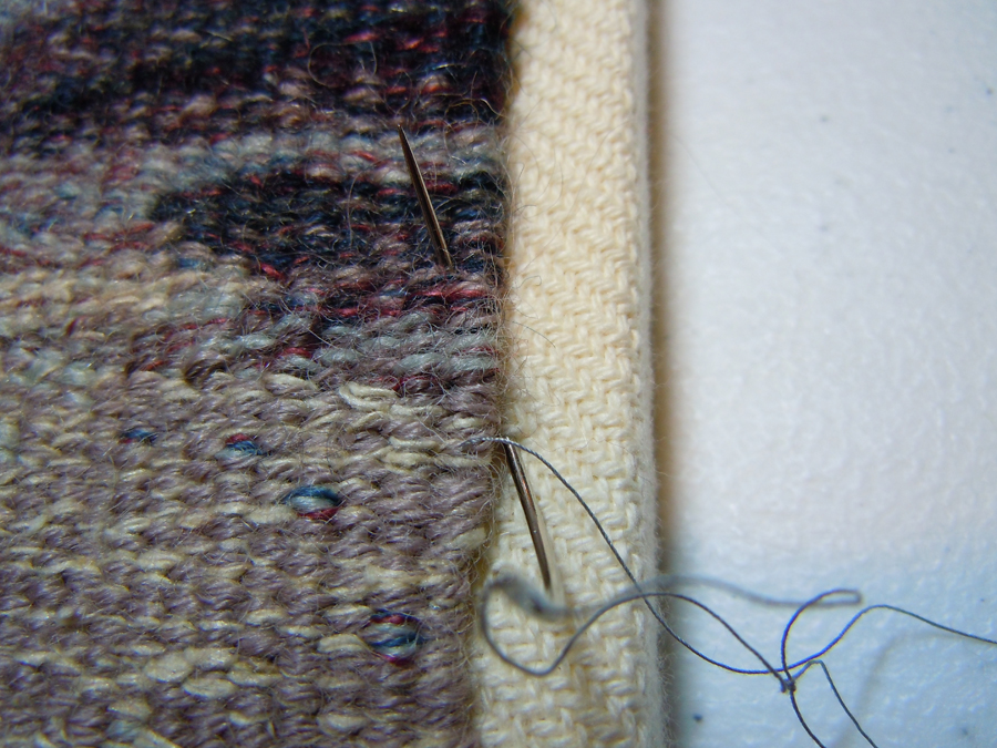 Tapestry Share: Mounting/finishing method for small tapestries