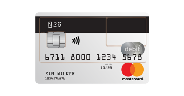 Informática: N26 - Conta com IBAN e Cartão Mastercard
