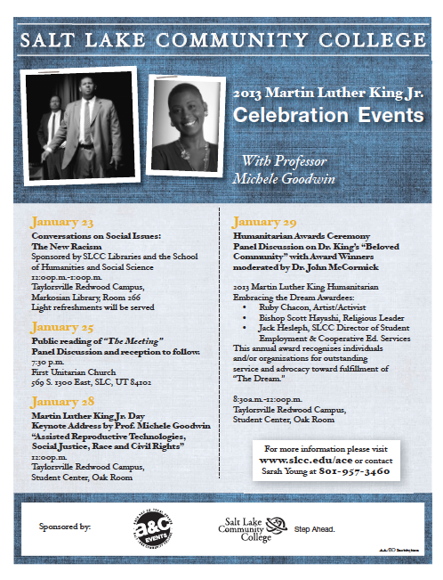 Martin Luther King Jr Events 2013