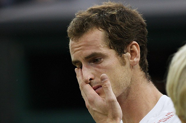 Humble Andy Murray crying after Wimbledon finals