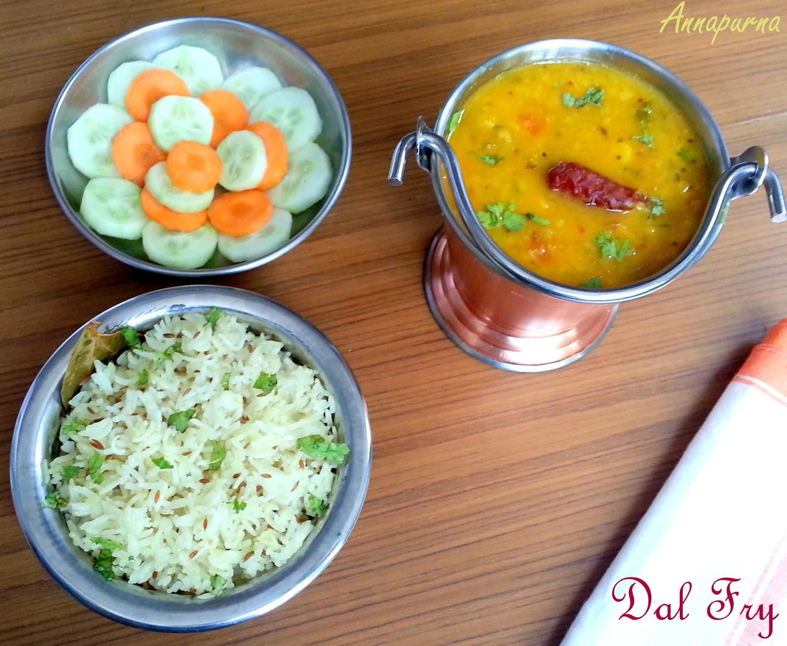 Annapurna: Dal Fry Recipe