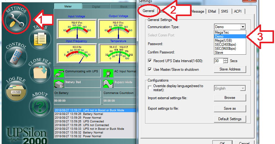 พีเอ็ม คอม: แก้ปัญหา upsilon 2000 usb not communicating with ups