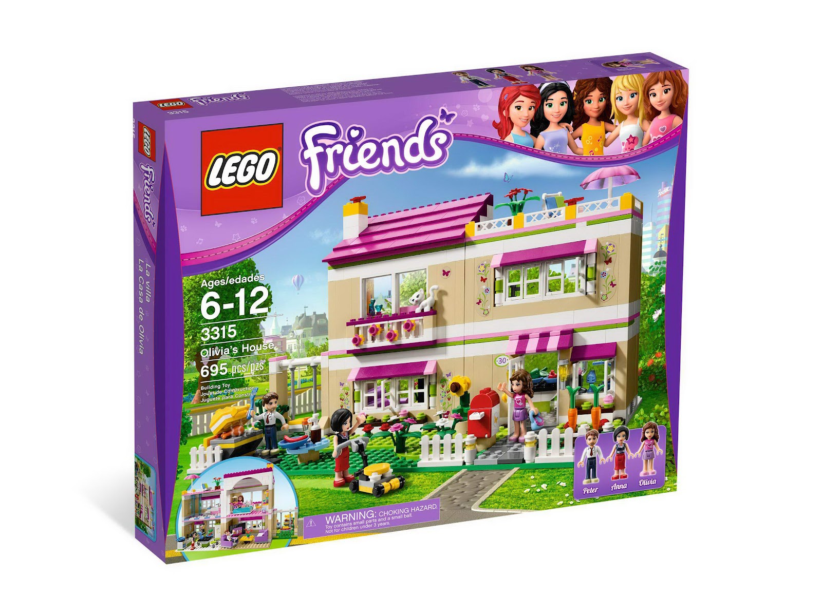 onetwobrick11: LEGO set database: set database: LEGO 3315 olivia's house