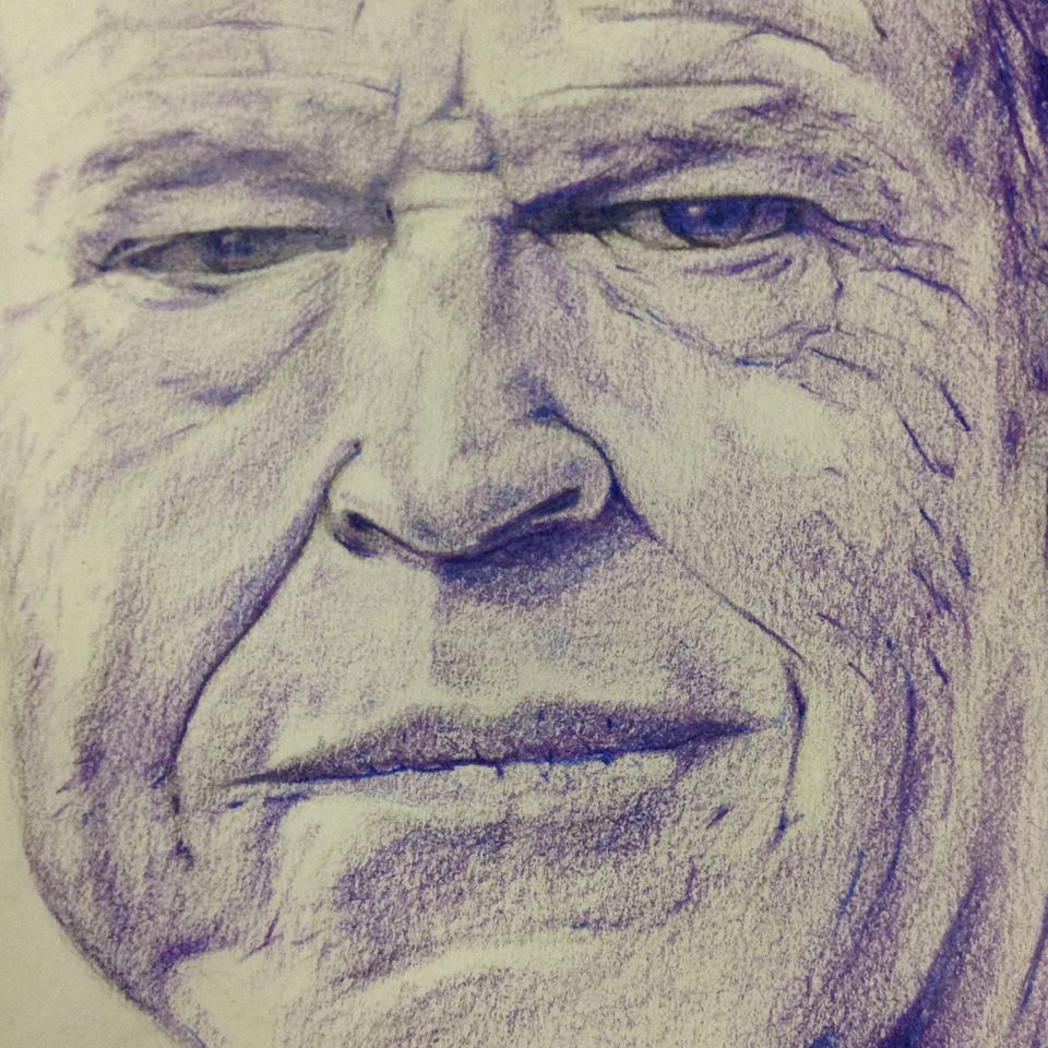 Enoe Art: Color Pencil Portrait Study.