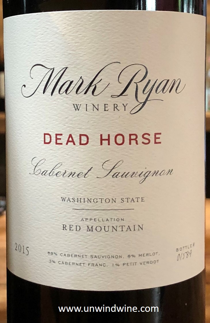 UnwindWine: Mark Ryan Columbia Valley Wine Tasting