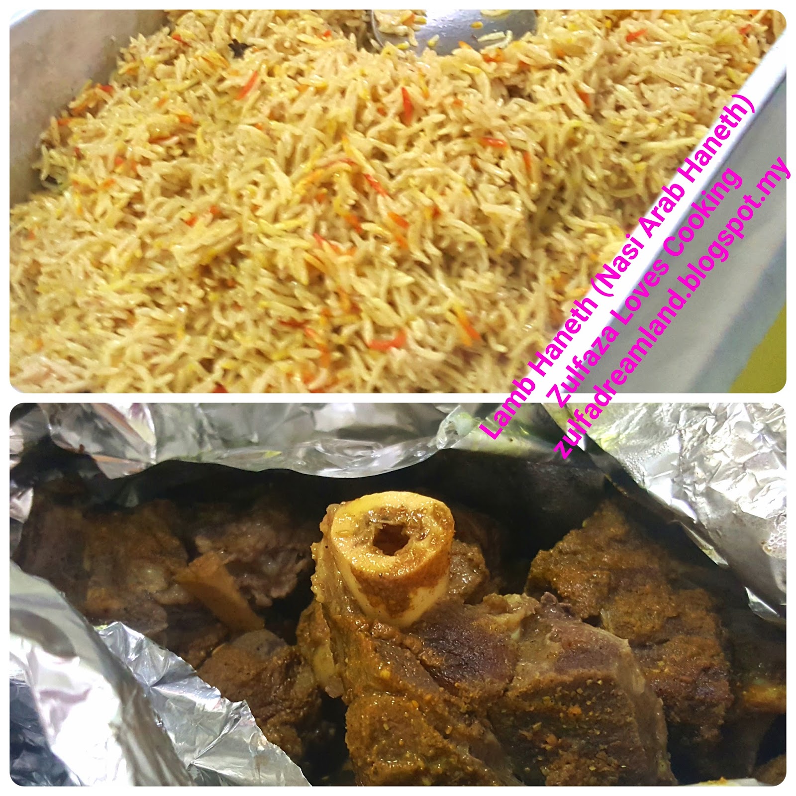 ZULFAZA LOVES COOKING: Lamb Haneth (Nasi Arab Haneth