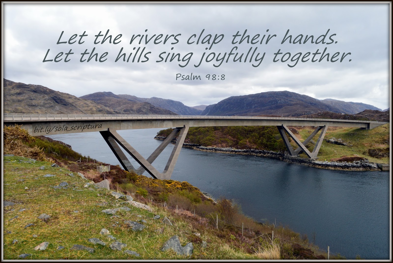 Sola Scriptura: Psalm 98:8