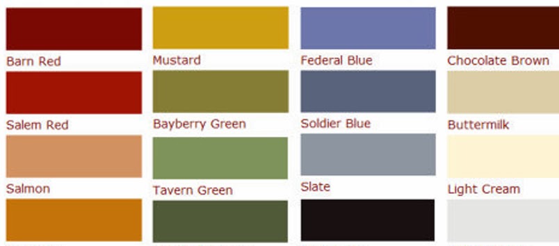 Sweet Tea & Sawdust: Color Charts