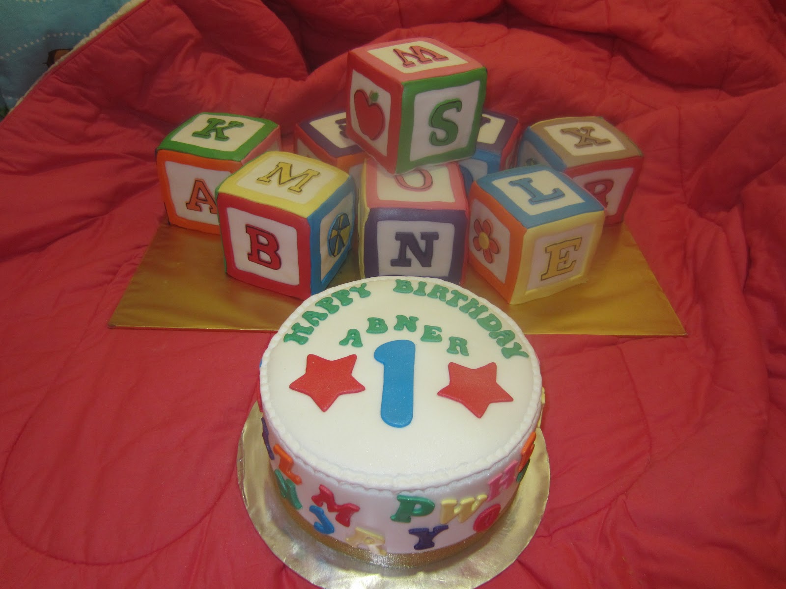 Home May'de Cakes: The Making: ABC Blocks Birthday Cake