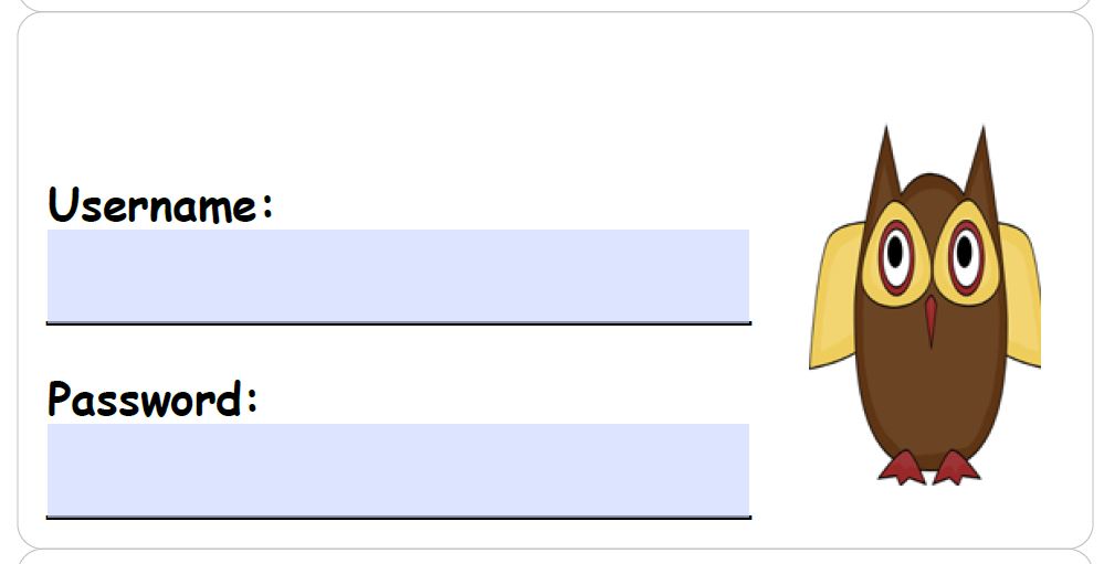 The Traveling Educator: Computer Username and Password Cards for Students
