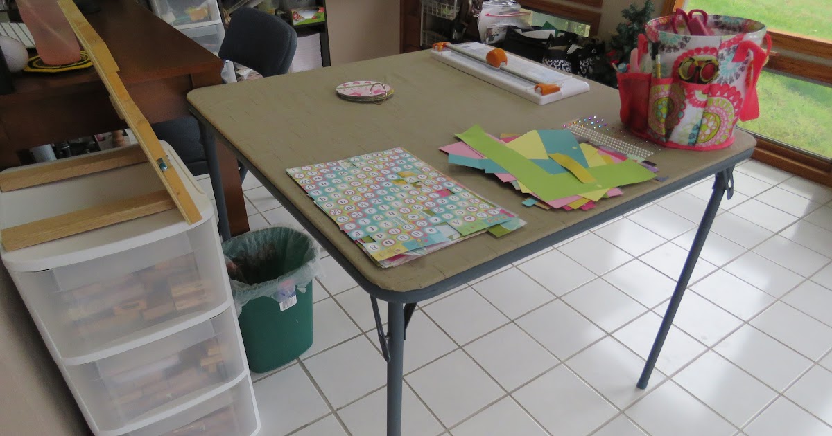 Recovering An Old Card Table And Making It Usable Again