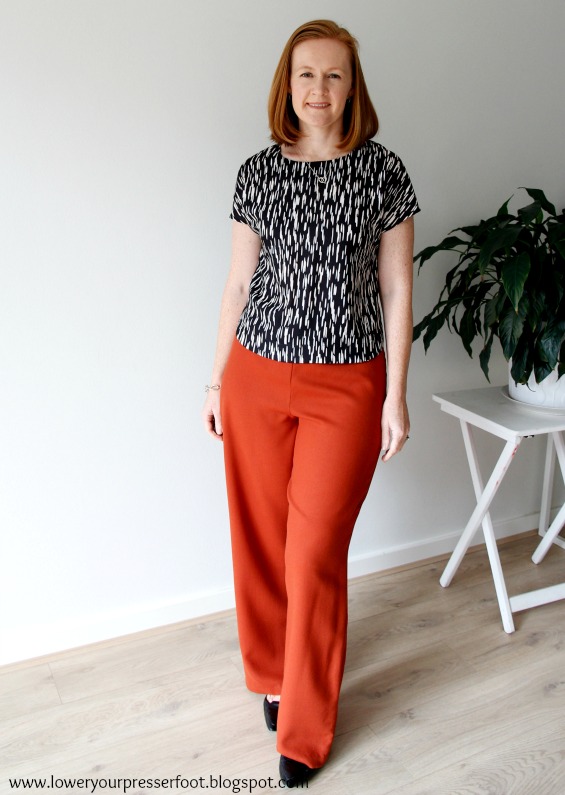 Burda pants again and bonus Style Arc top | lower your presser foot