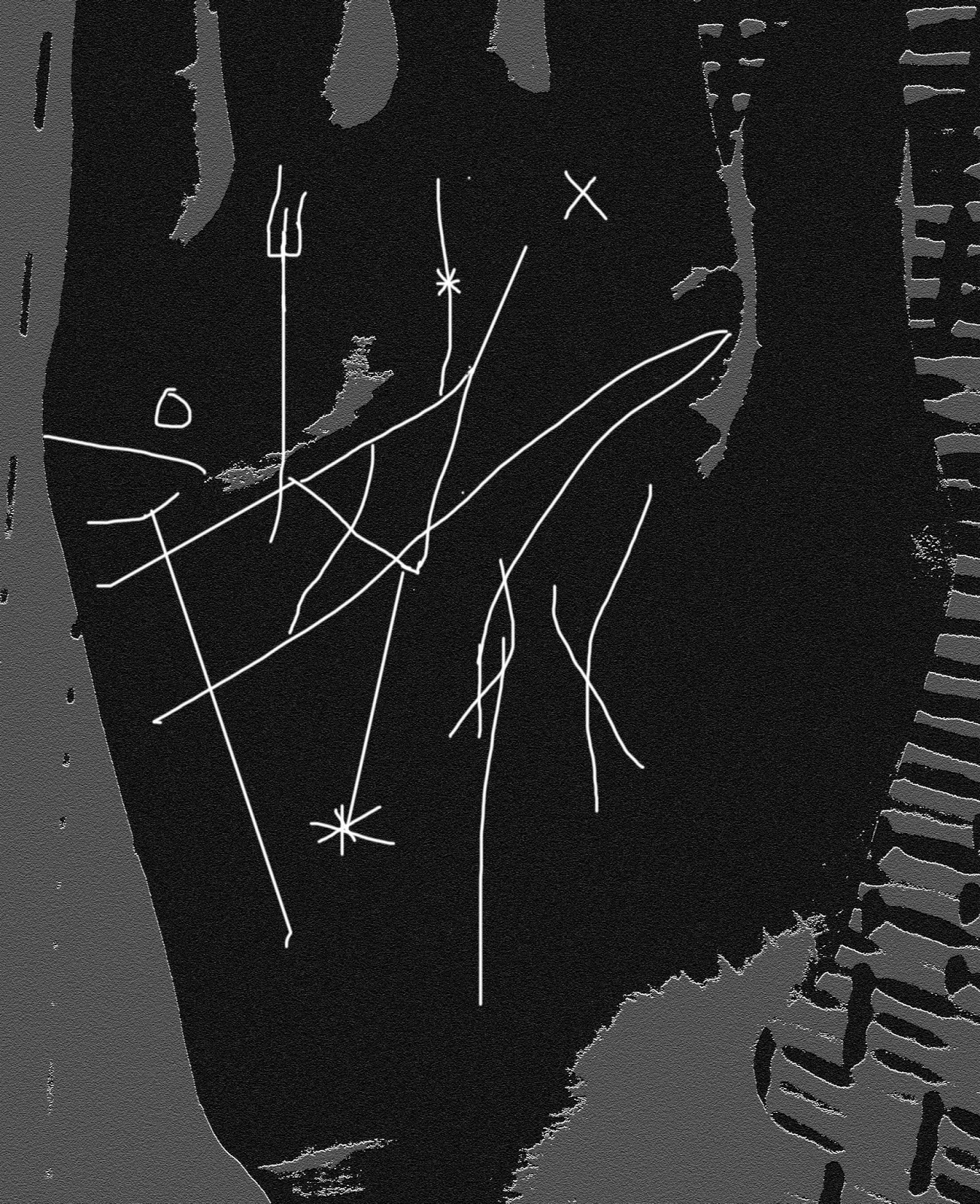 Hand Readings of famous people: Stars, Crosses, Symbols and ...