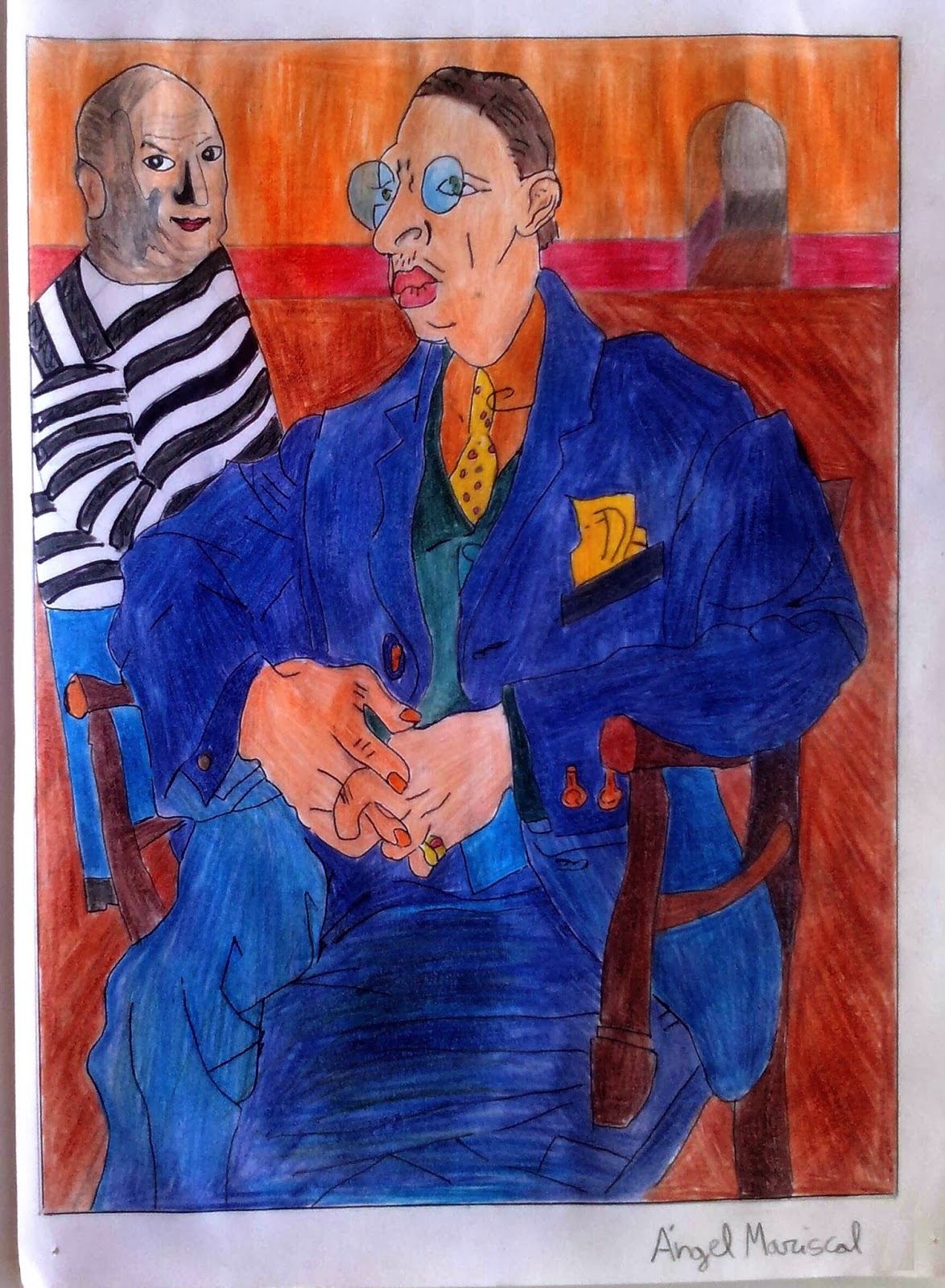 AULA DE DIBUJO: Técnica de los "dibujos invertidos"