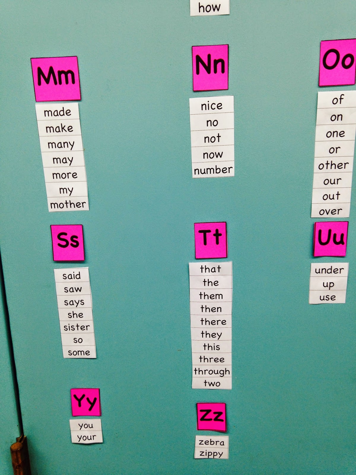 First Grade Smarties: Word Wall Freebie