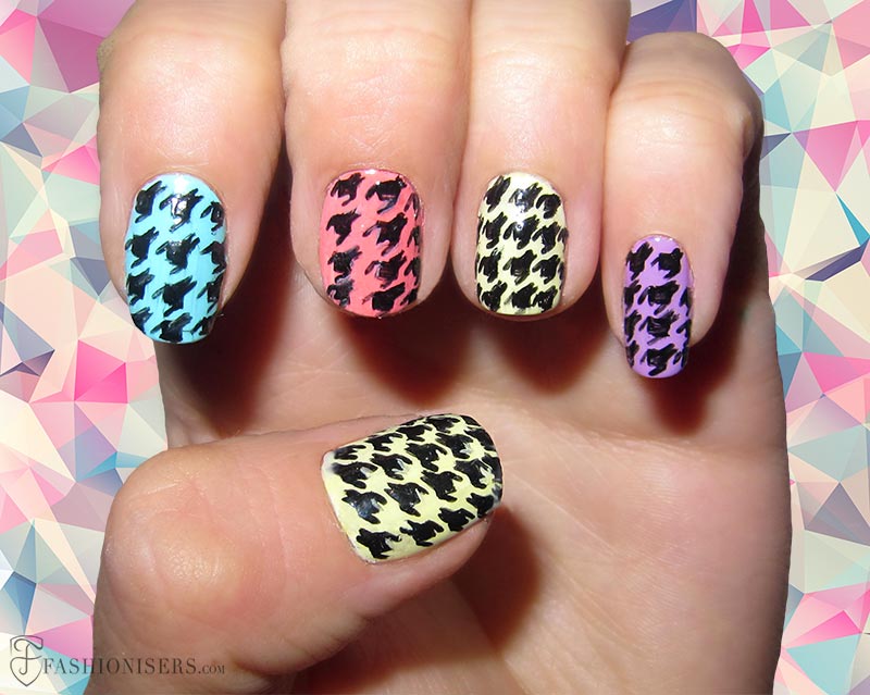 Checkered Nails- The hot spring fashion trend!
