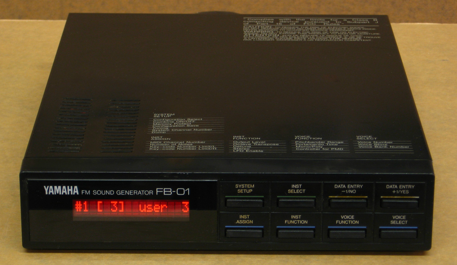 MATRIXSYNTH: Yamaha FB01 SN 17112