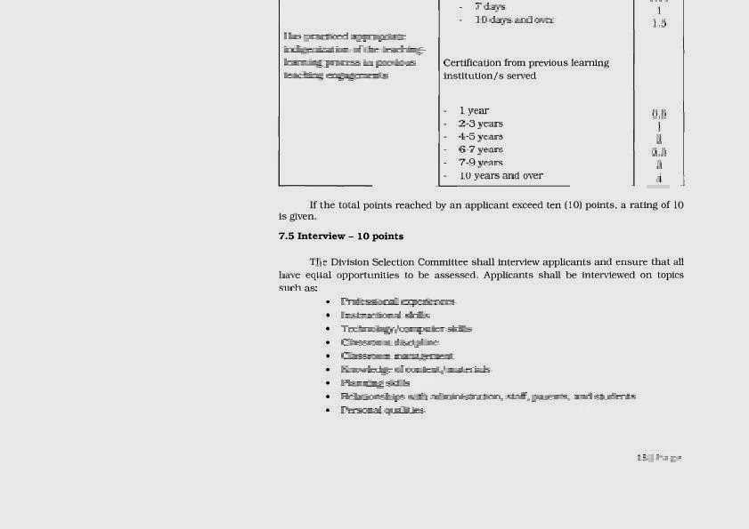 DepEd Memos, Orders & Results: DEPED Order no. 7, s2015 Revised Hiring ...
