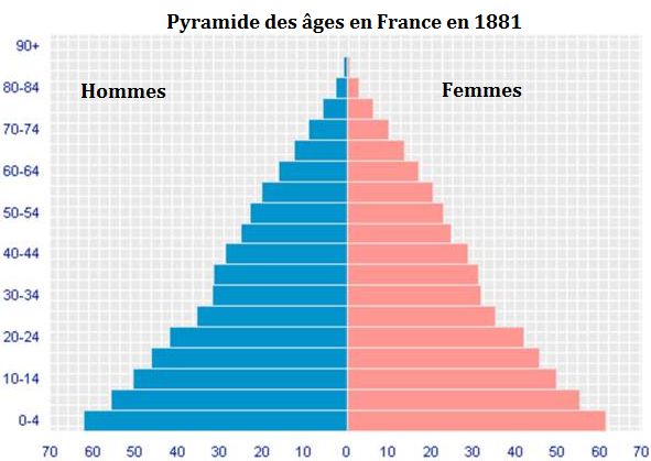 St André classe de CM2: géographie Pyramide des âges