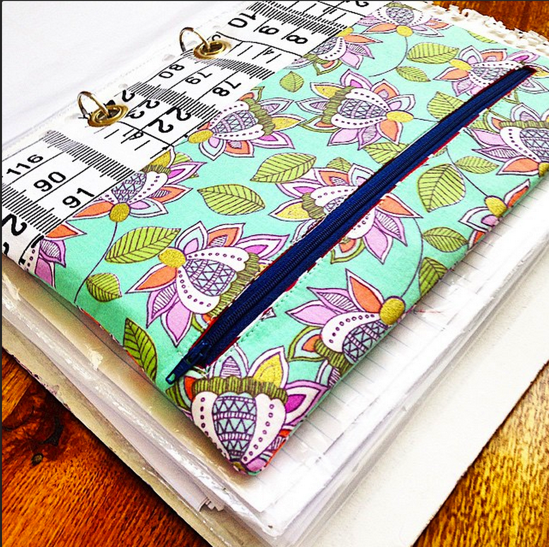 Hand painted Pencil Cases and Pouches using Fabric Medium