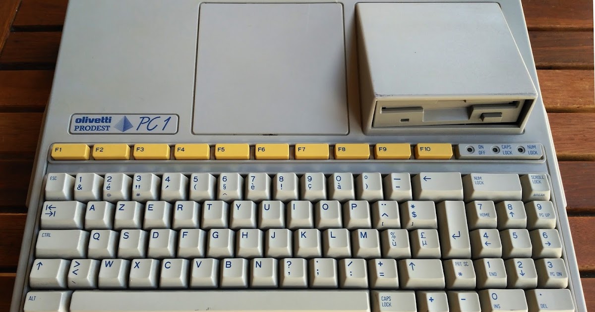 Retro Ordenadores Orty: Ordenador Olivetti Prodest PC1 (1987) (teclado ...