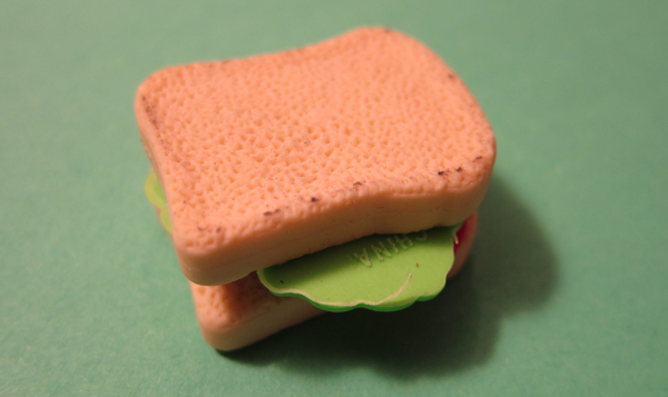 Frankie's Apartment: Fake Food: Sandwich Eraser