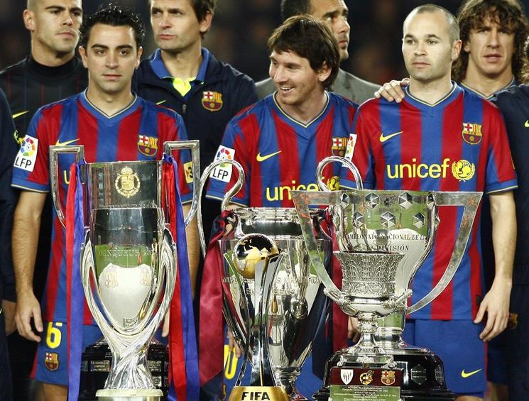 Messi , Iniesta and Xavi Hernández - the Magical MIX from the golden ...