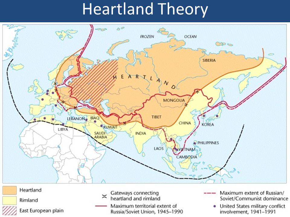 Example Of Heartland Theory Ap Human Geography