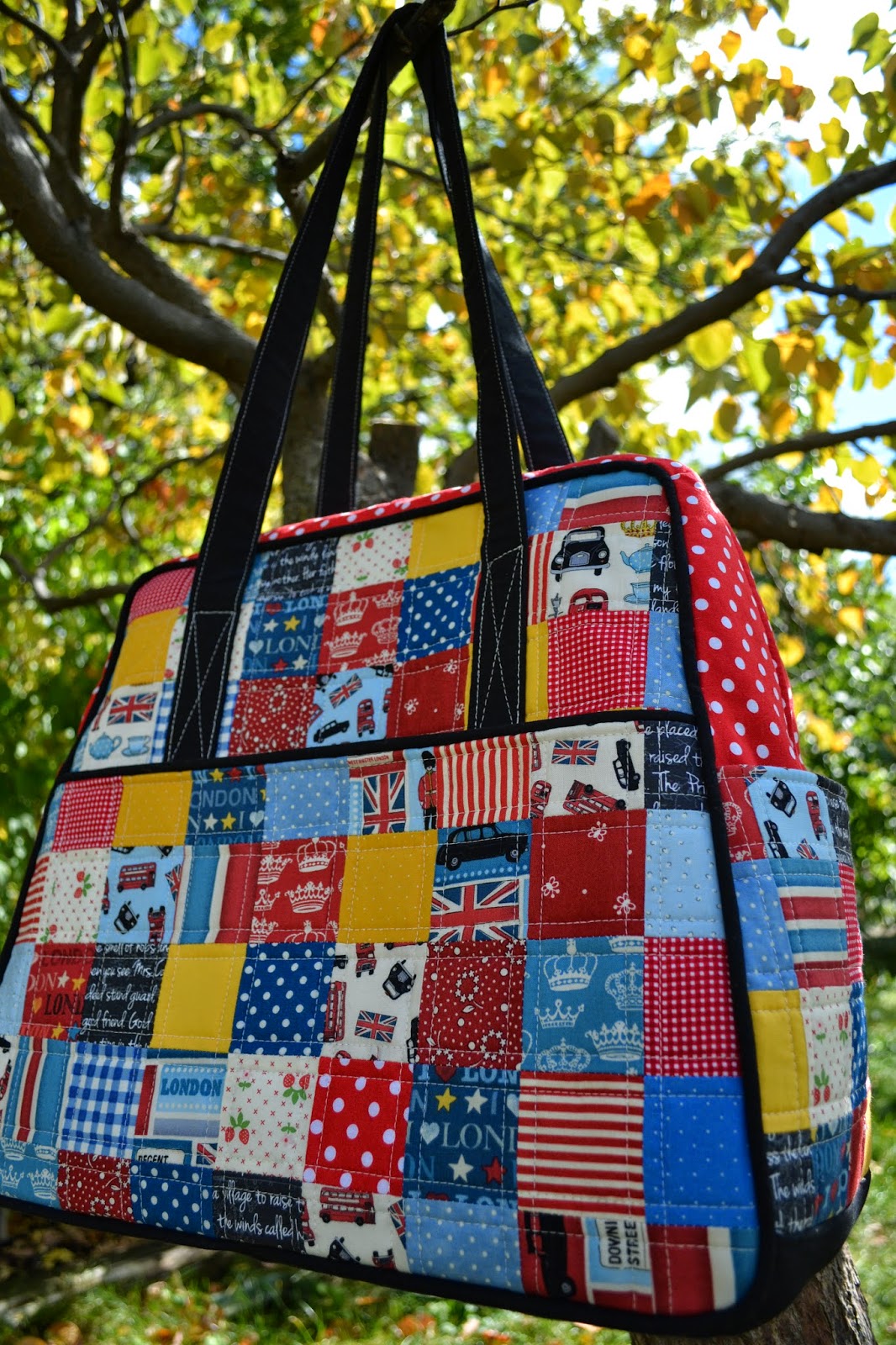 Porch Swing Quilts: Fabric Tuesday: London Patchwork Weekender