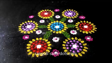 Rangoli making tools DIY Diwali ideas
