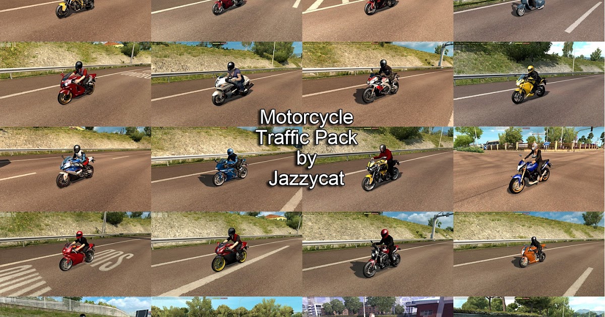 MTRMARIVALDOTADEU: Euro Truck Simulator 2 - Motorcycle Traffic Pack by ...