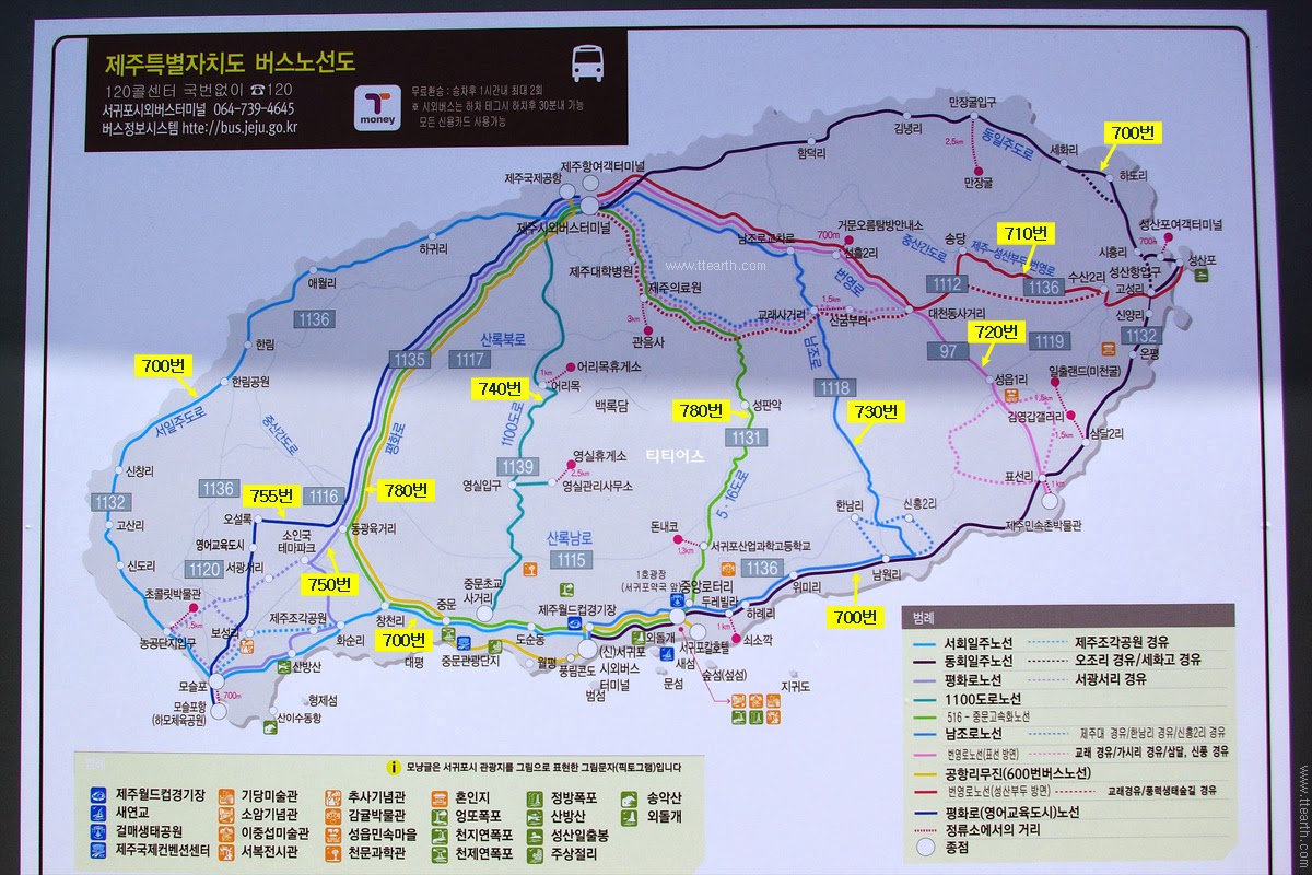 Jeju Homestay - Kitty Guesthouse: How to access Jeju tour spots by ...