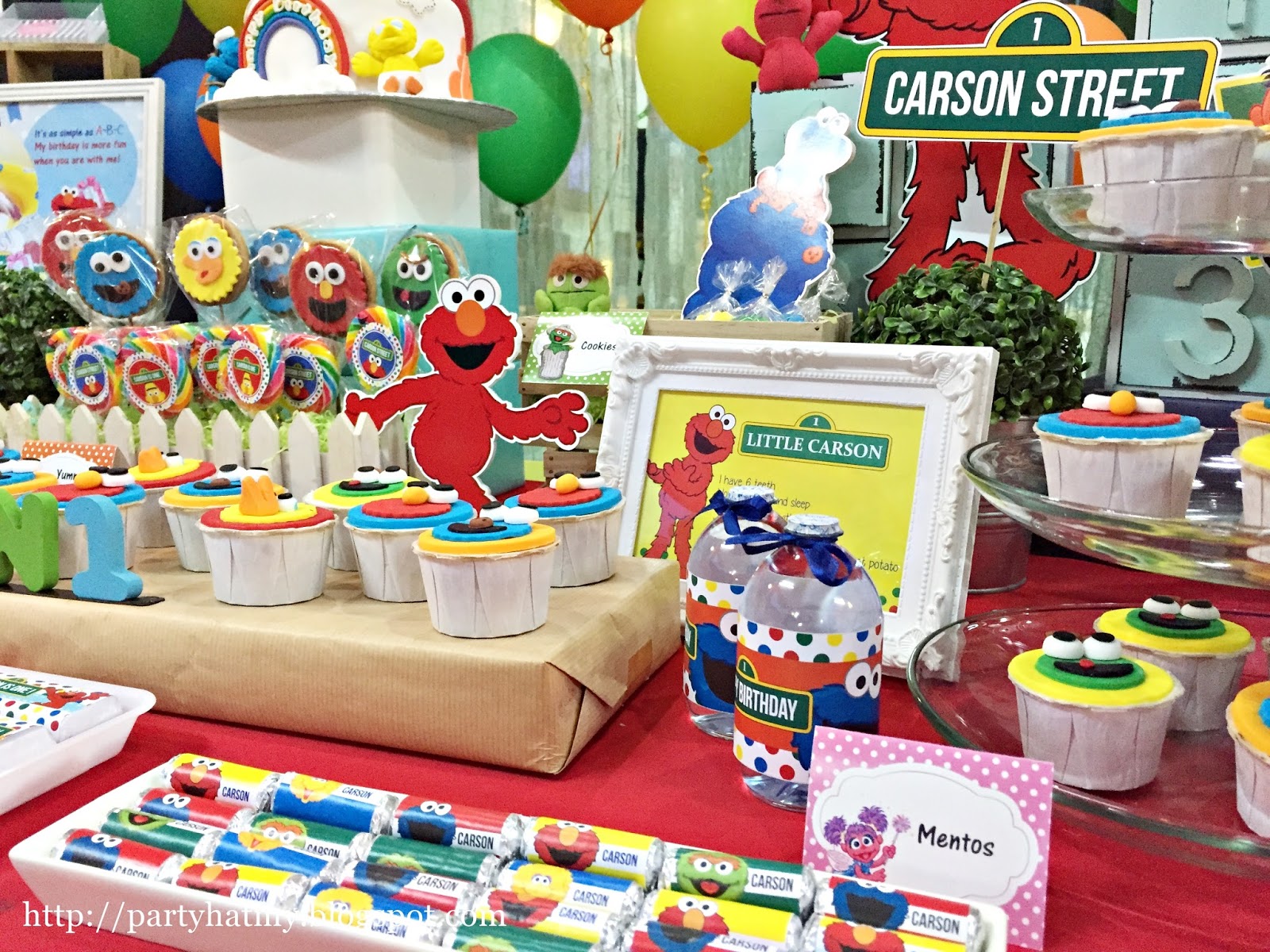 Party Hat: Sesame Street Birthday Party for Carson