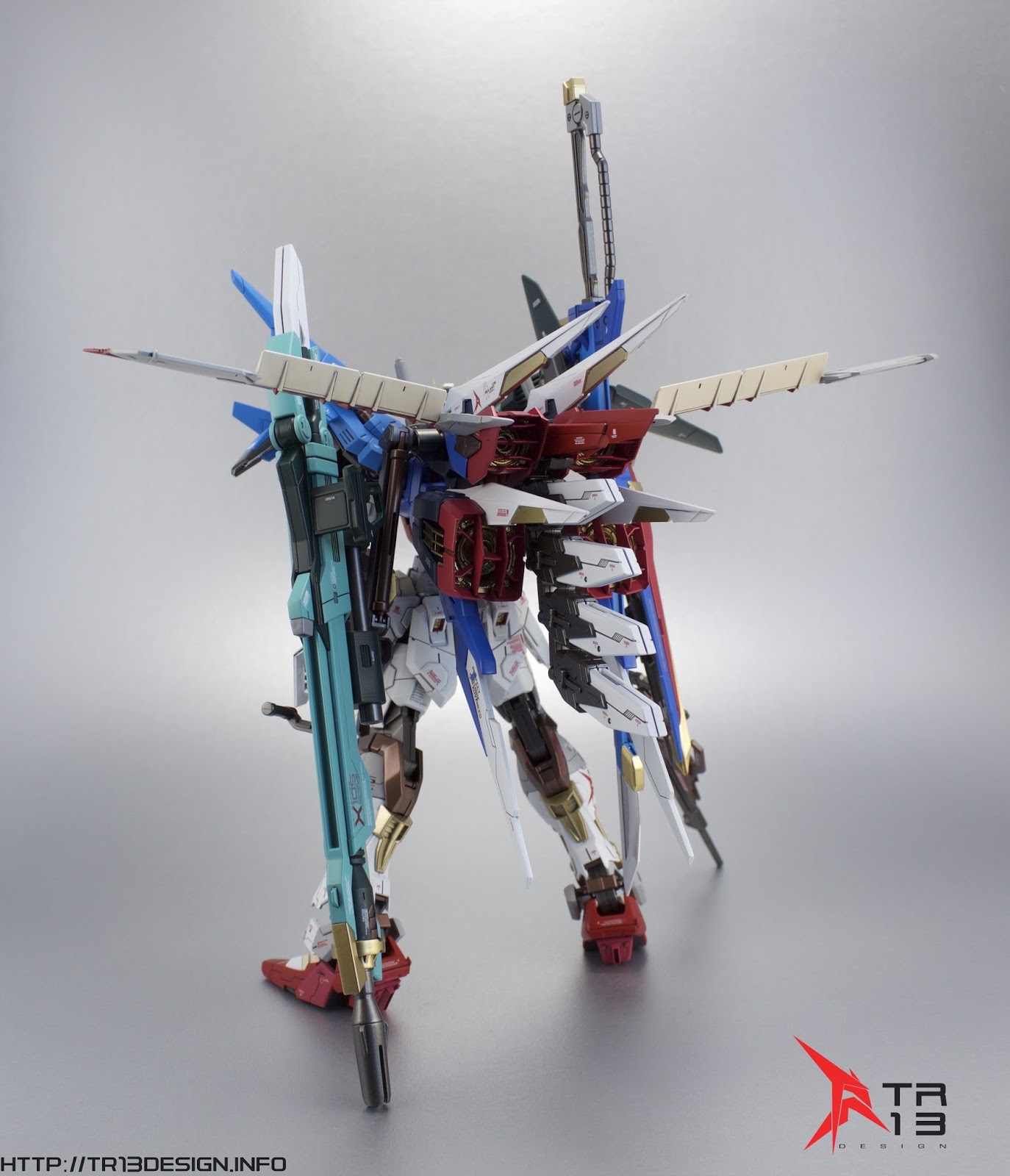 Gundam Family: 1/100 Perfect Strike Gundam Advanced Custom Build