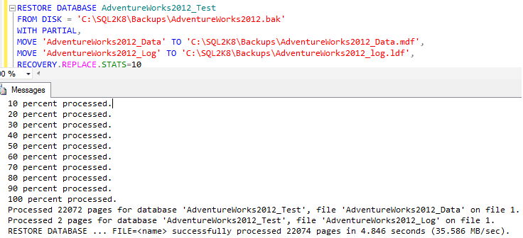 SQLBlog: How to take PARTIAL or Filegroup backup? How to perform ...