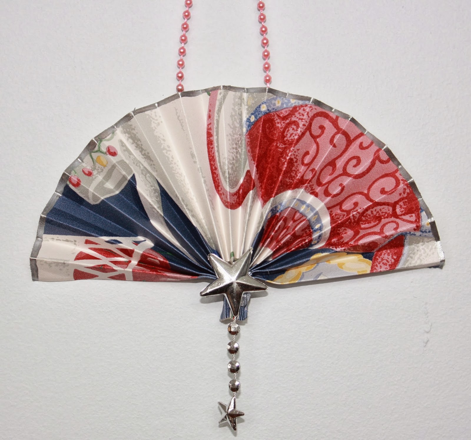 Artsybuildinglady: Victorian Fan Christmas Ornaments