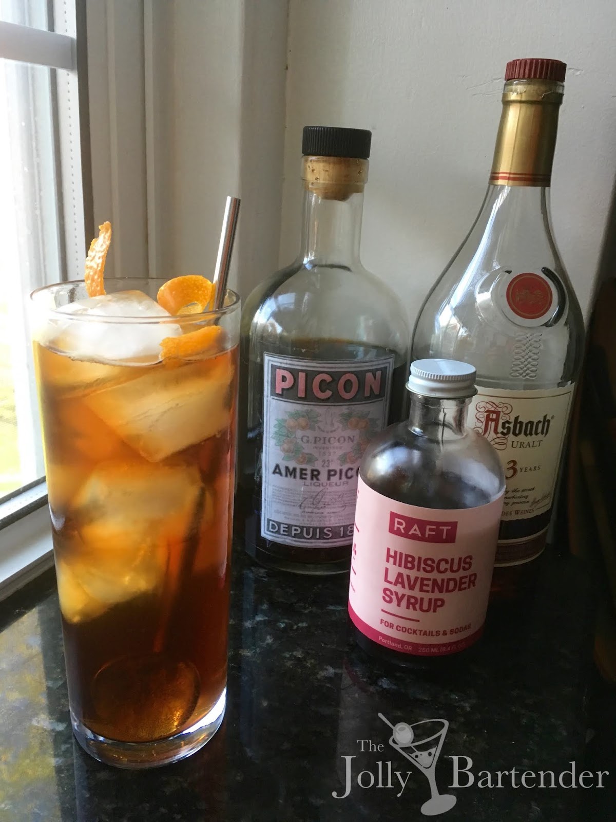 The Jolly Bartender: Picon Fizz (Revisited With Homemade Amer Picon)