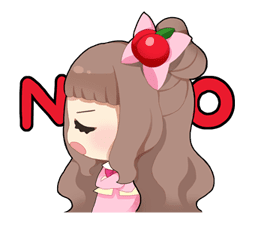 png : sticker1908 - LINE PLAY Cherry's Sweet Day