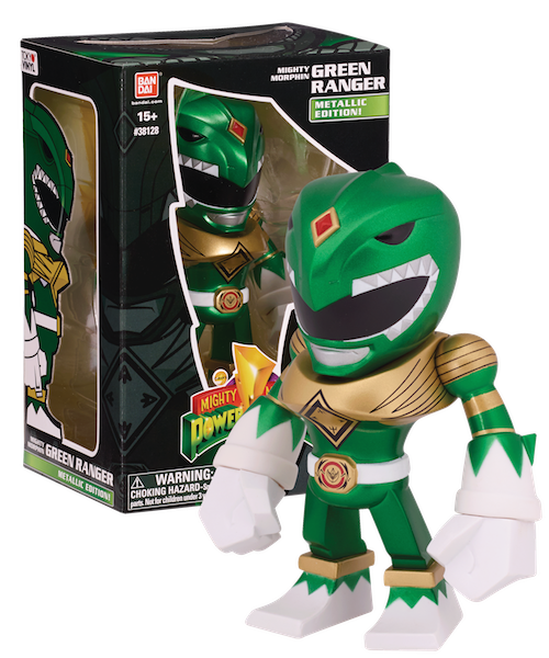 Power Rangers Exclusive Tokyo Vinyl Metallic Mighty Morphin Green ...