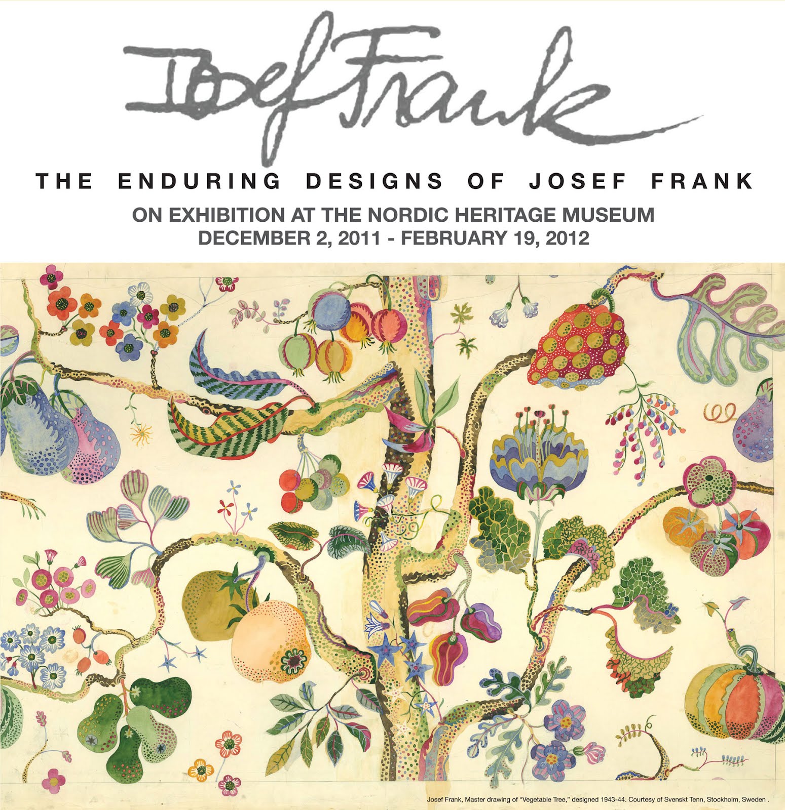 Gadabout: Josef Frank at the Nordic Heritage Museum